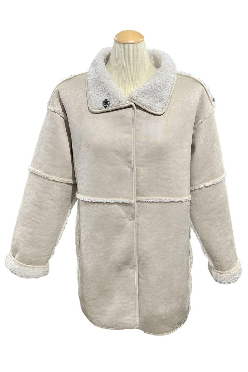 Dylan Clothing Amber Coat in Natural – Missouri Bluffs