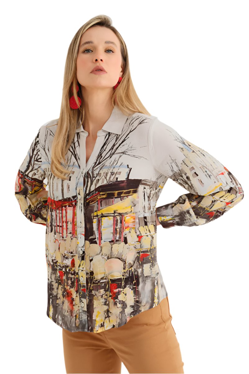 Dolcezza Parisian Reflection Knit Blouse 74644 – Missouri Bluffs