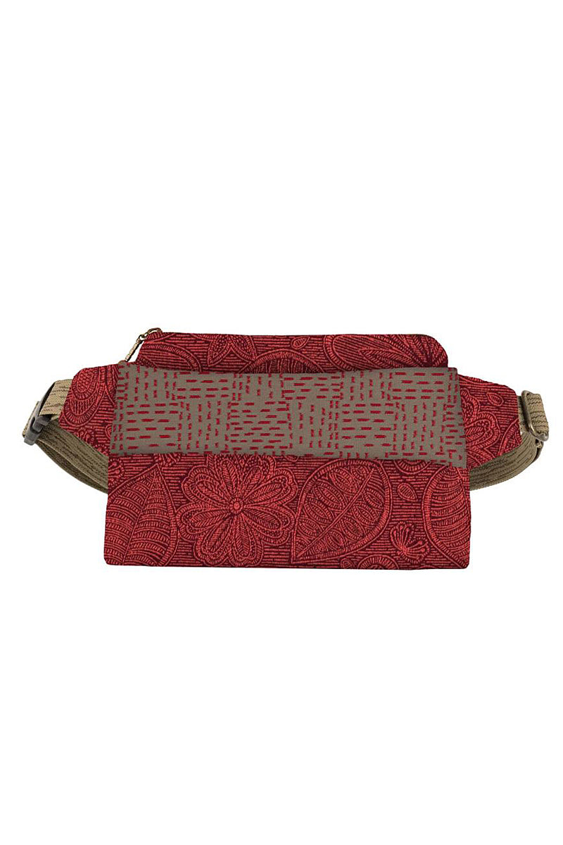 Maruca Designs Hip Pocket Bag in Mehndi Red Fabric Style 311-142 ...