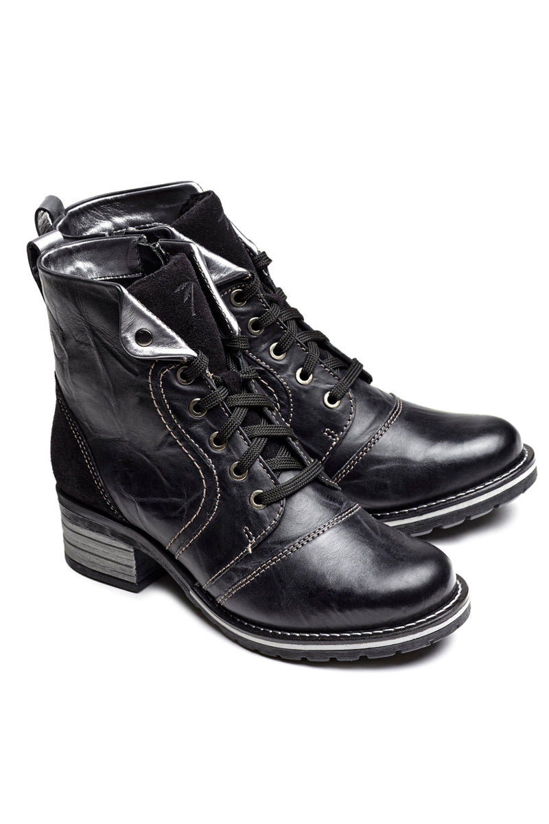 Dromedaris Karissa Leather Boot in Black – Missouri Bluffs