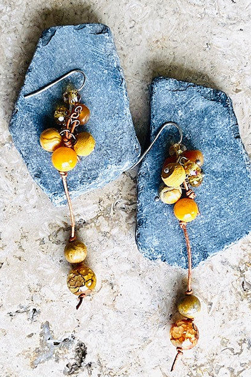 Water & Wave by Treska Stacy Earrings Sterling & Stone Collection ...